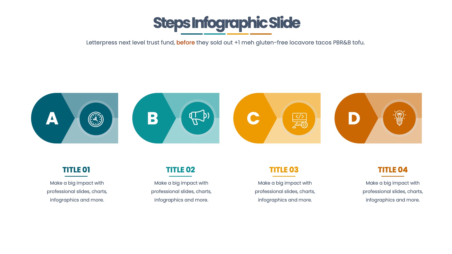 Steps - PowerPoint Infographics Slides, Presentation Templates ...
