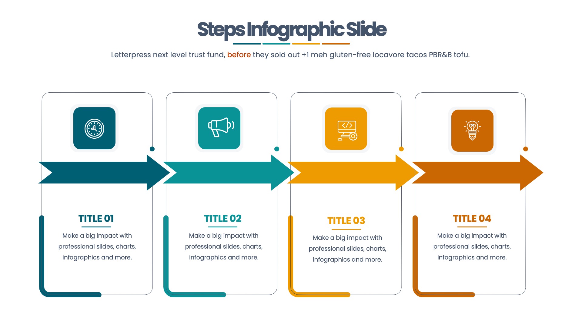 Steps - PowerPoint Infographics Slides, Presentation Templates ...