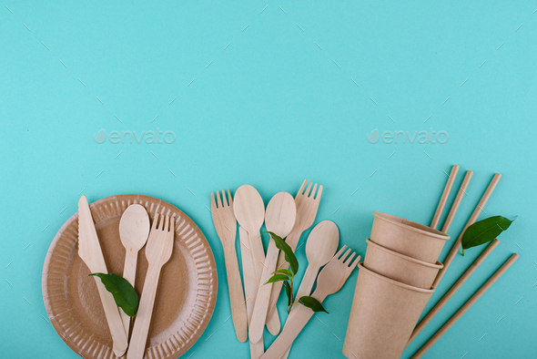 Reusable eco friendly sustainable food packaging Stock Photo by furmanphoto