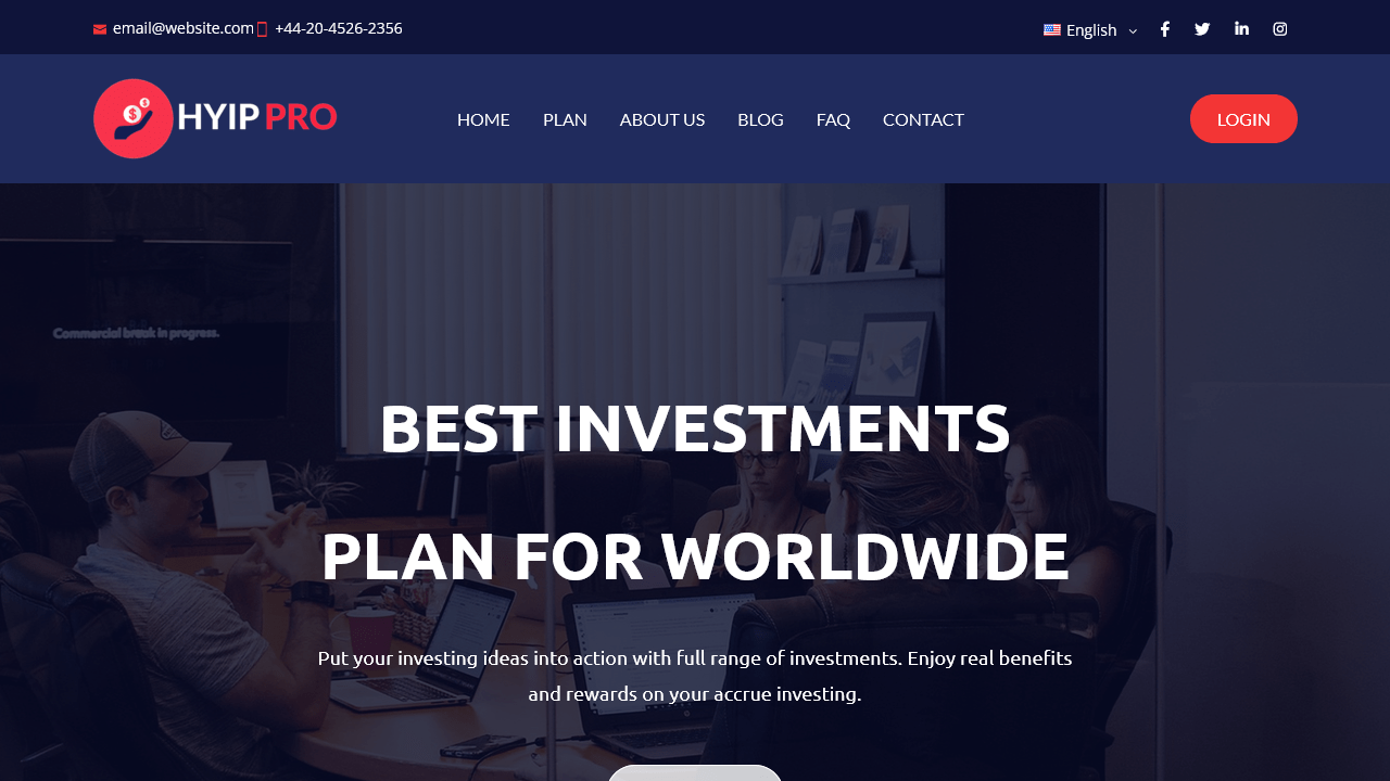 HYIP PRO - A Modern HYIP Investmet Platform by bug-finder | CodeCanyon