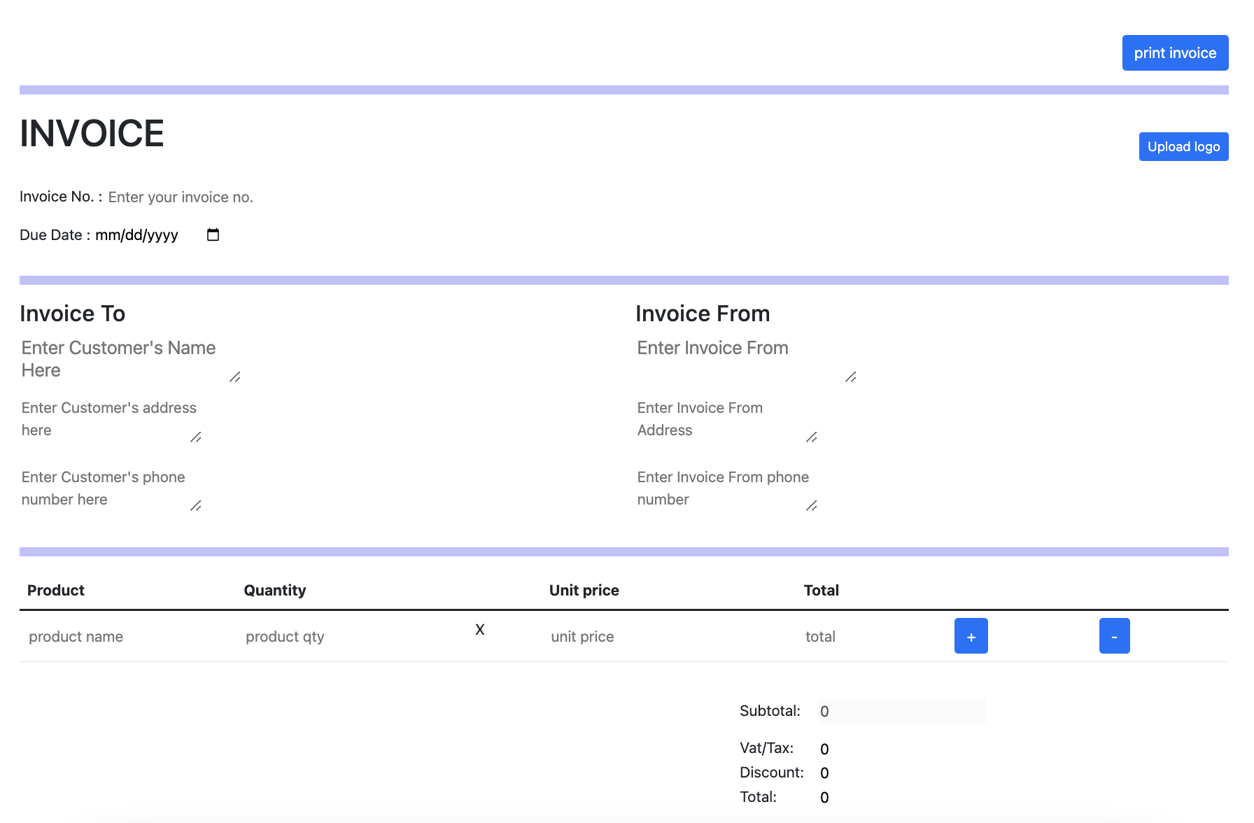 Instant Invoice Generator by CopotronLab | CodeCanyon