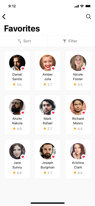 Modely - PSD Template Model Agency & Casting App by arthgoods | ThemeForest