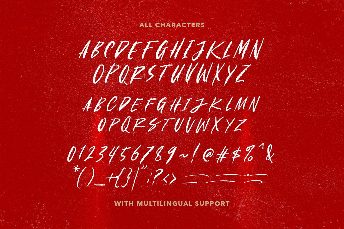 Under Terror - Creepy Rough Font, Fonts | GraphicRiver