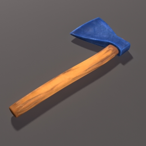 Low Poly and high Poly Axe by lgtaegi | 3DOcean