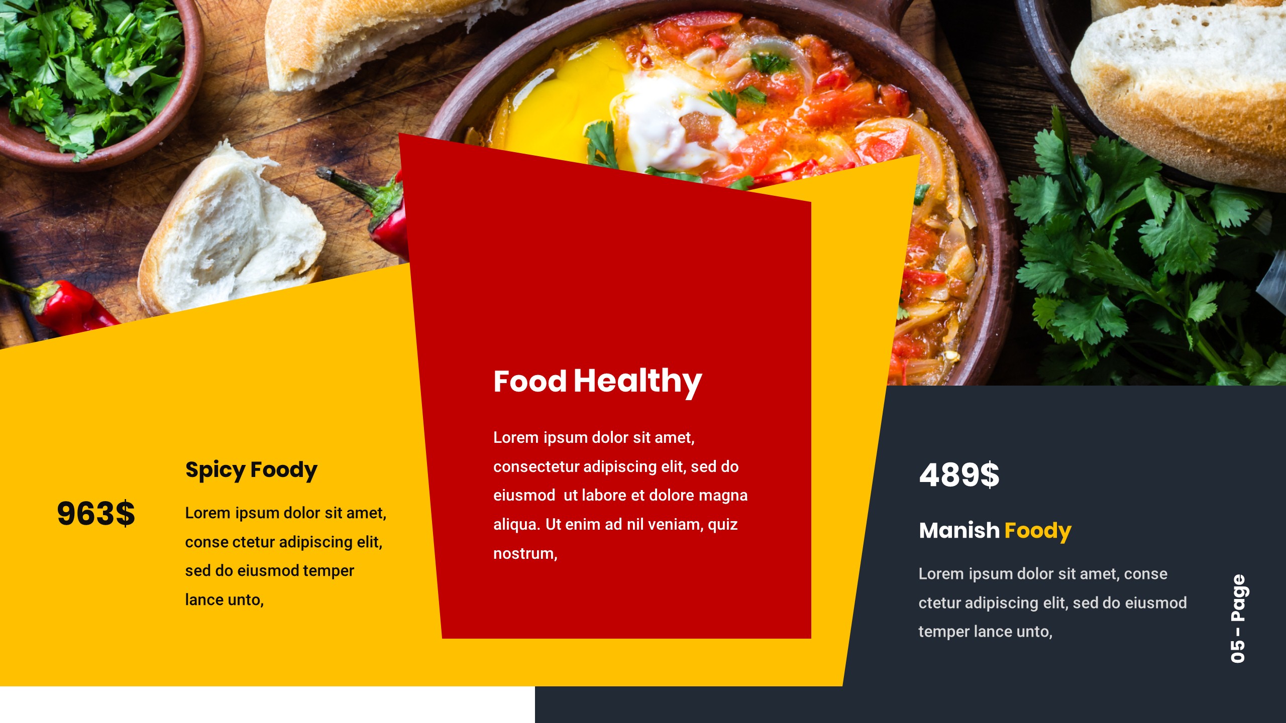 Moby Food PowerPoint & Google Slide Presentation Template, Presentation ...