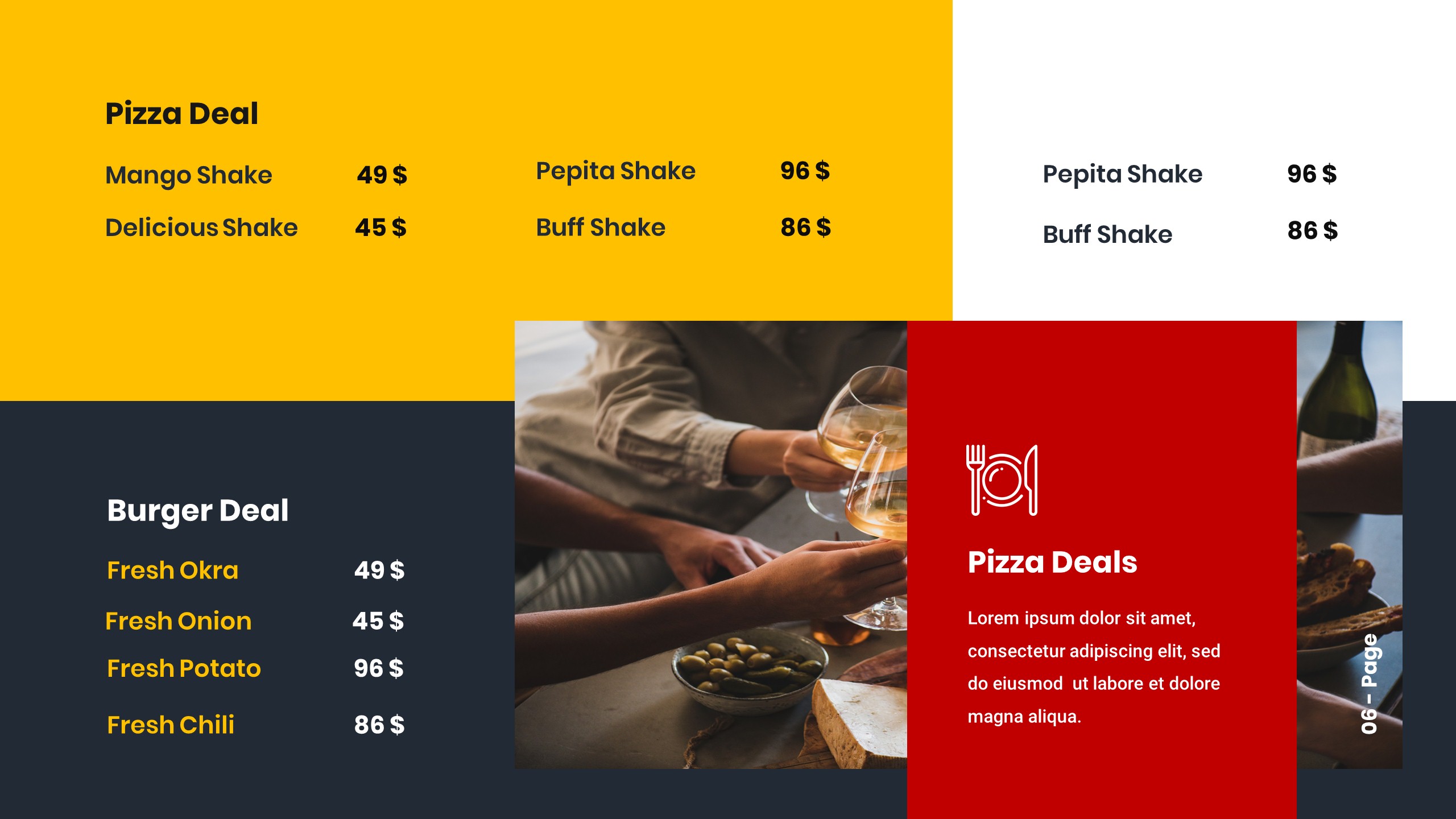 Moby Food PowerPoint & Google Slide Presentation Template, Presentation ...