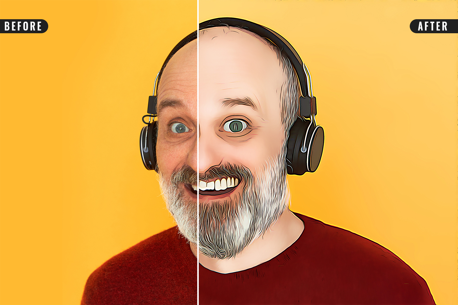 Cartoon Photo Effect, Add-ons | GraphicRiver