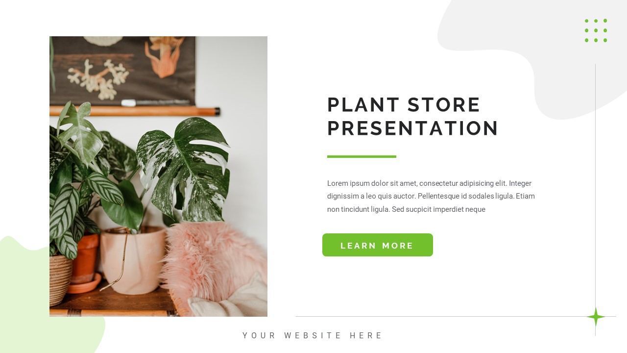 Plantice - Plant Store Google Slides, Presentation Templates | GraphicRiver