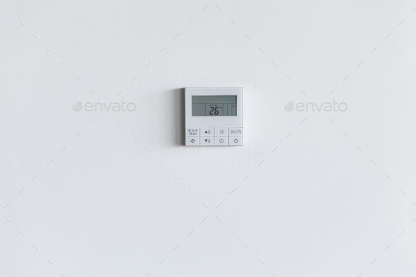The air conditioning and heating control panel for the apartment and ...