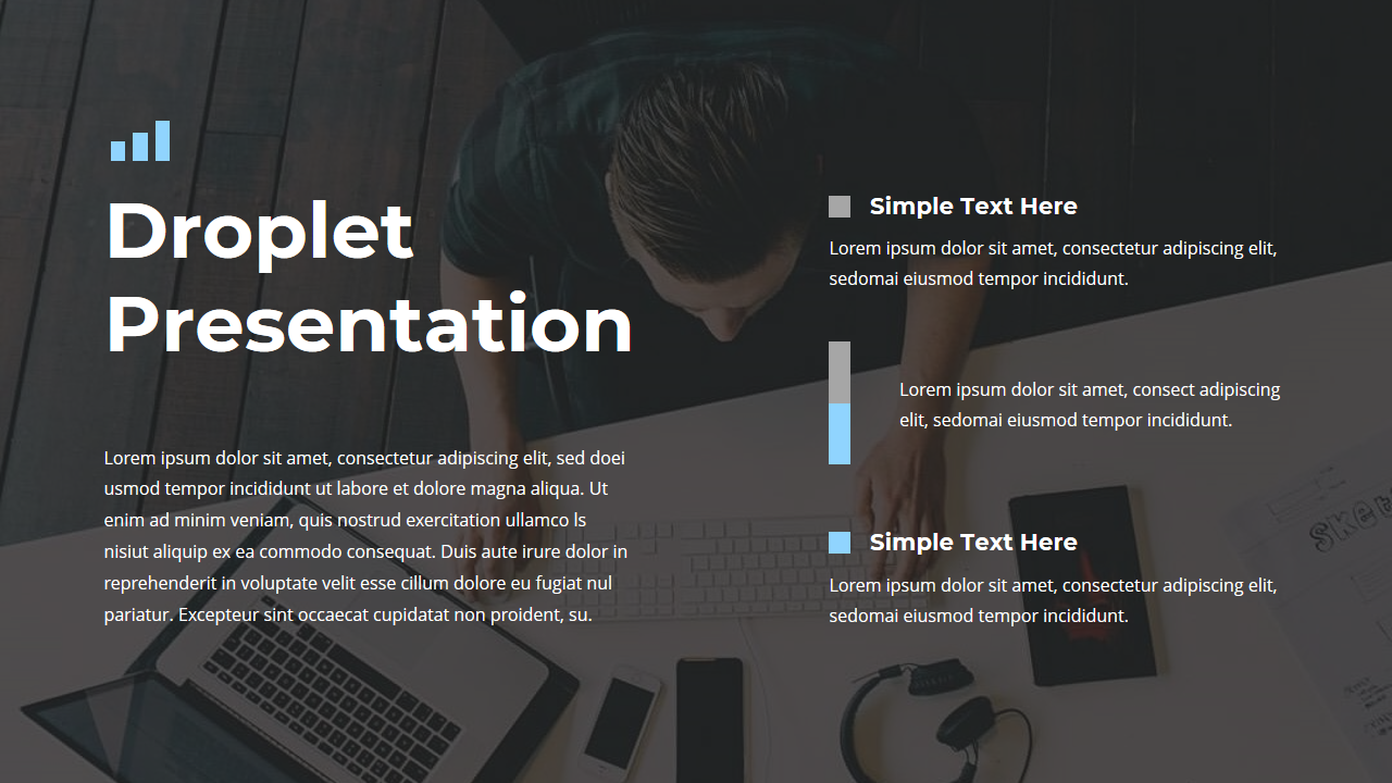 Droplet - Pitch Deck Powerpoint, Presentation Templates | GraphicRiver