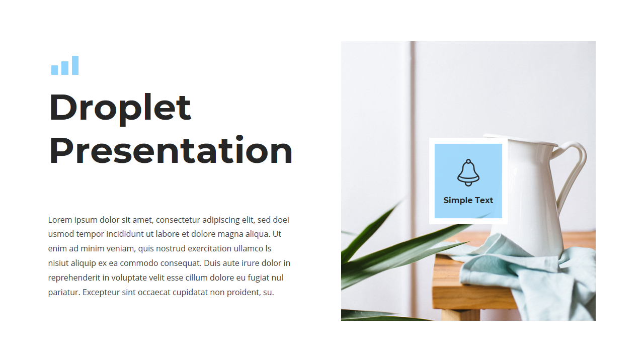 Droplet - Pitch Deck Powerpoint, Presentation Templates | GraphicRiver