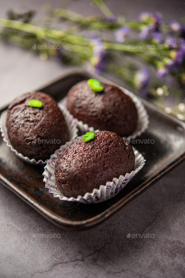 Indian Sweet Food Sweet Black Gulab Jamun Also Known as Kala Jamun ...
