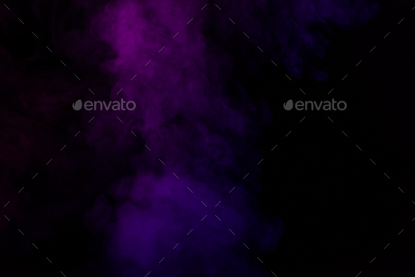 abstract black background with violet steam Stock Photo by ...