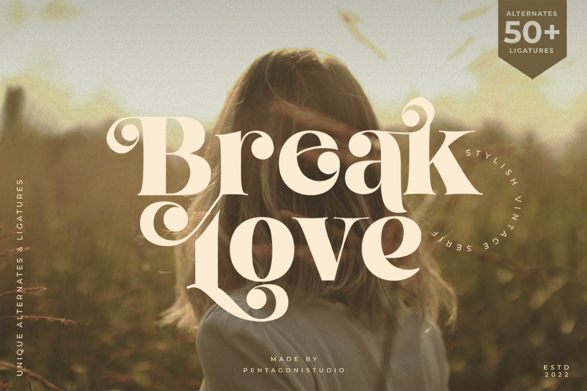 Break Love, Fonts | GraphicRiver
