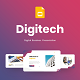 Digitech - Digital Business Google Slide Template, Presentation Templates