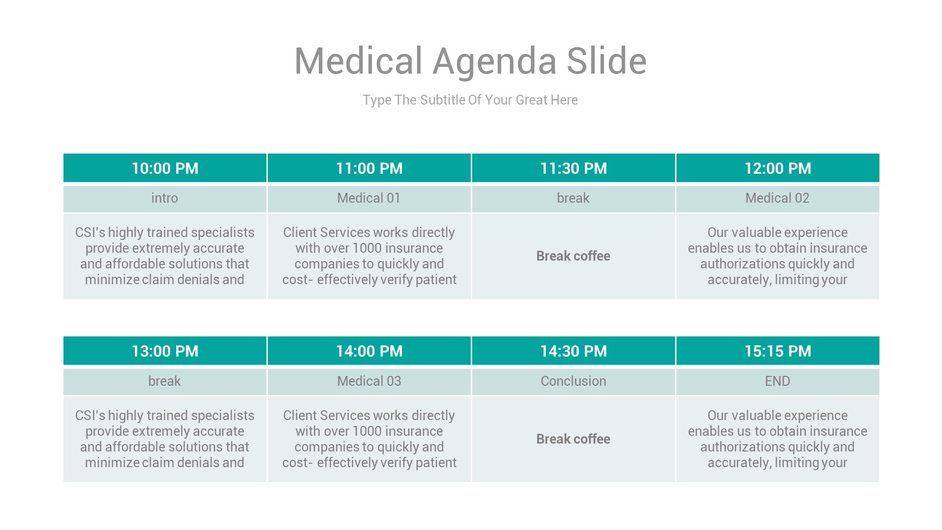 Medical and Healthcare Google Slides Presentation Template ...