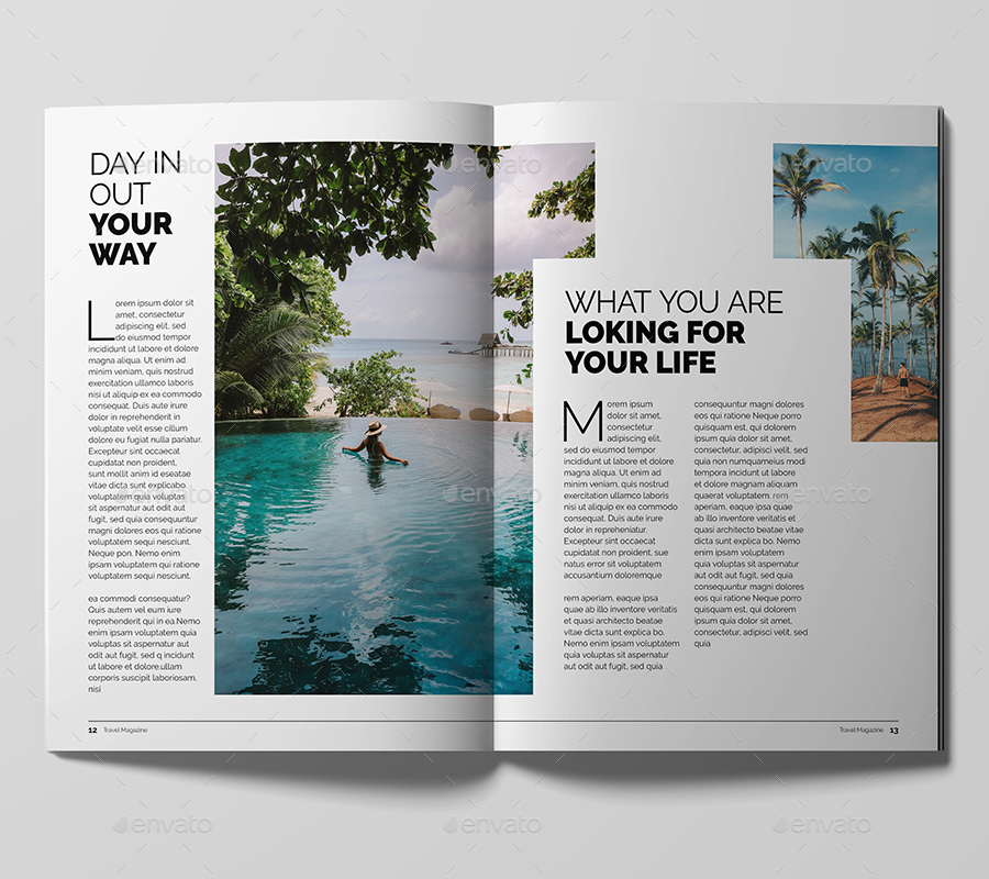 Lifestyle Magazine Template, Print Templates | GraphicRiver