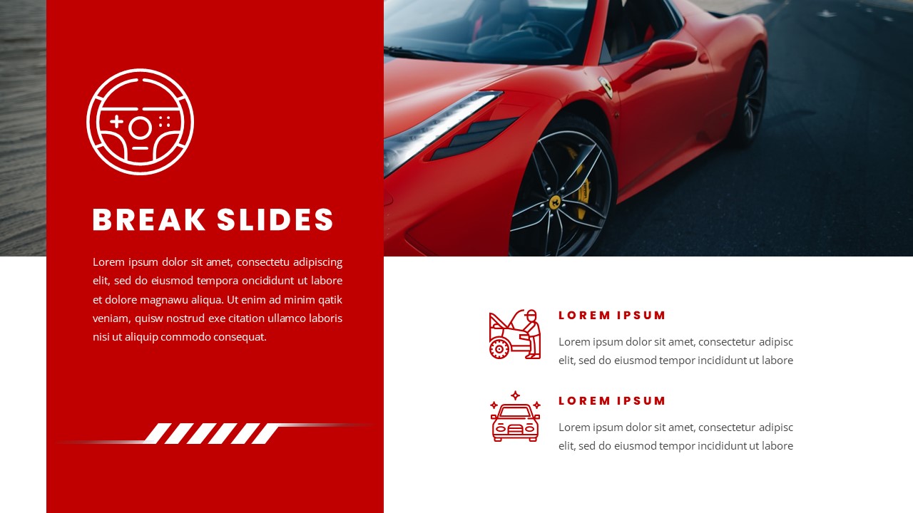 Mecars - Car Dealer Automotive Google Slides Template, Presentation ...