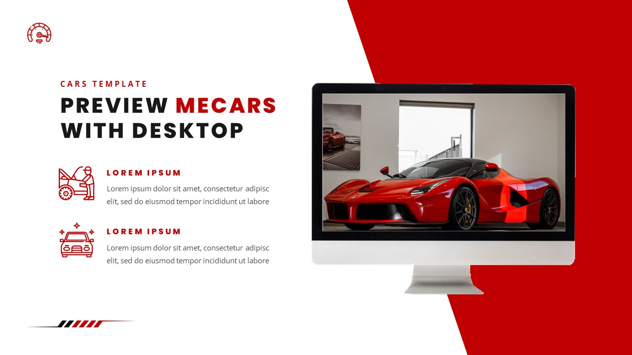 Mecars - Car Dealer Automotive Google Slides Template, Presentation ...