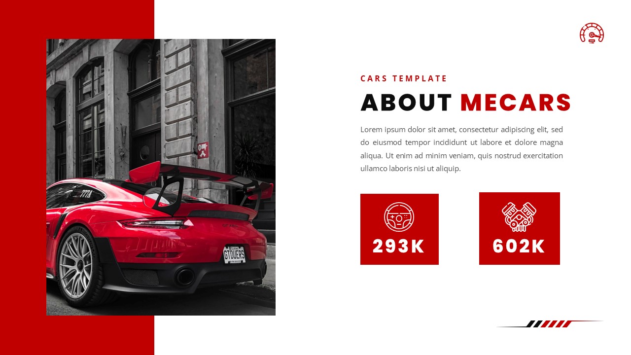 Mecars - Car Dealer Automotive Google Slides Template, Presentation ...