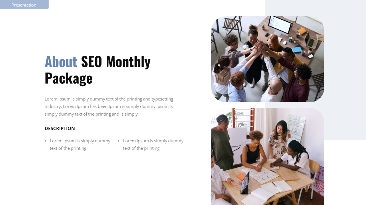 SEO Strategy Power Point Template, Presentation Templates | GraphicRiver