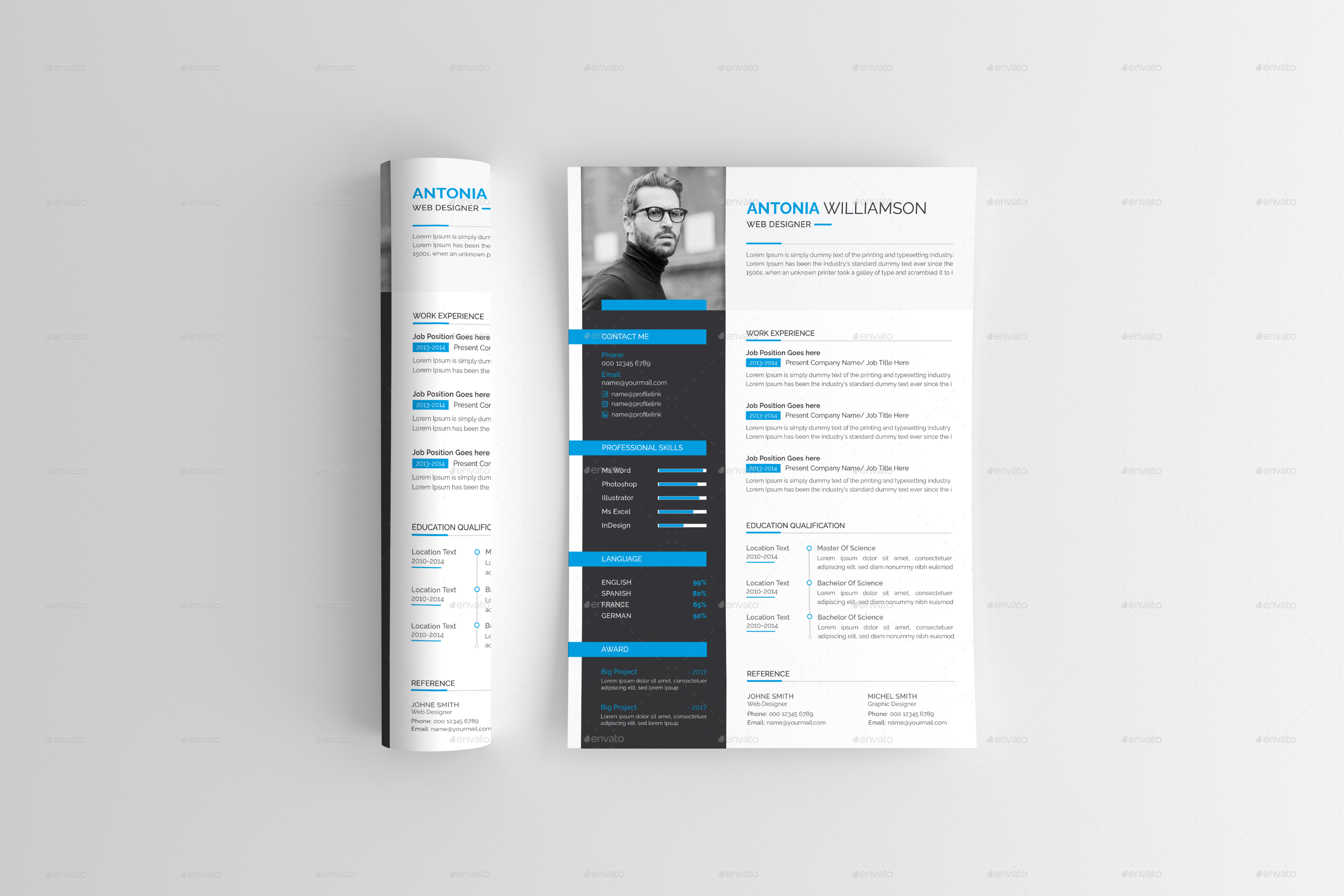 Resume/CV, Print Templates | GraphicRiver