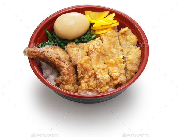 Taiwanese fried pork chop bento Stock Photo by motghnit | PhotoDune