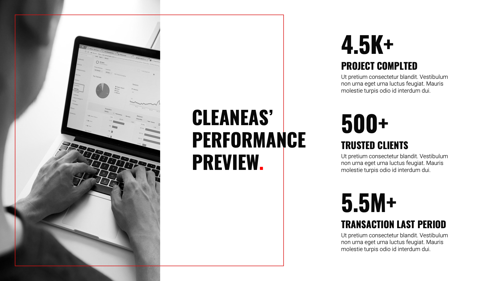 Cleanea - Professional Clean Keynote Presentation Template by fivestox