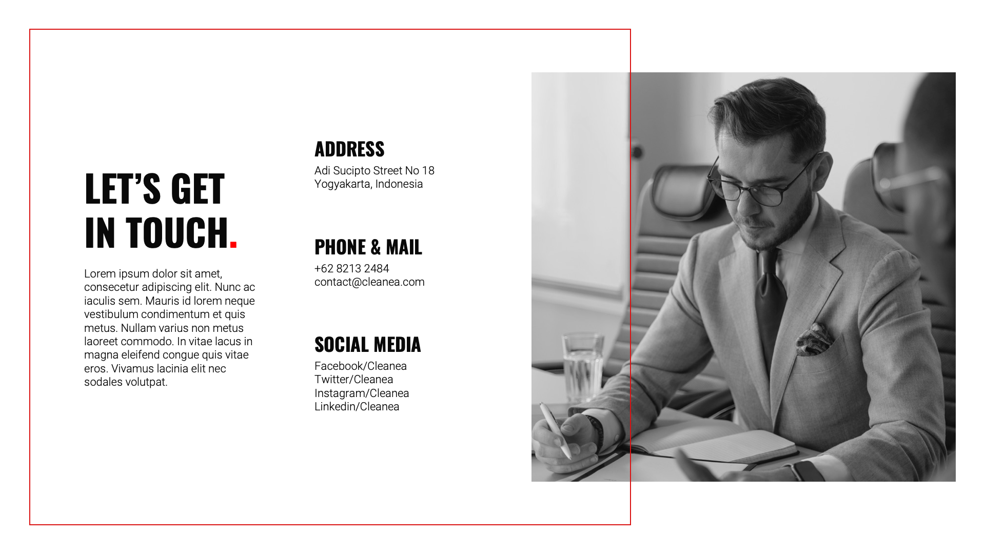 Cleanea - Professional Clean Keynote Presentation Template by fivestox