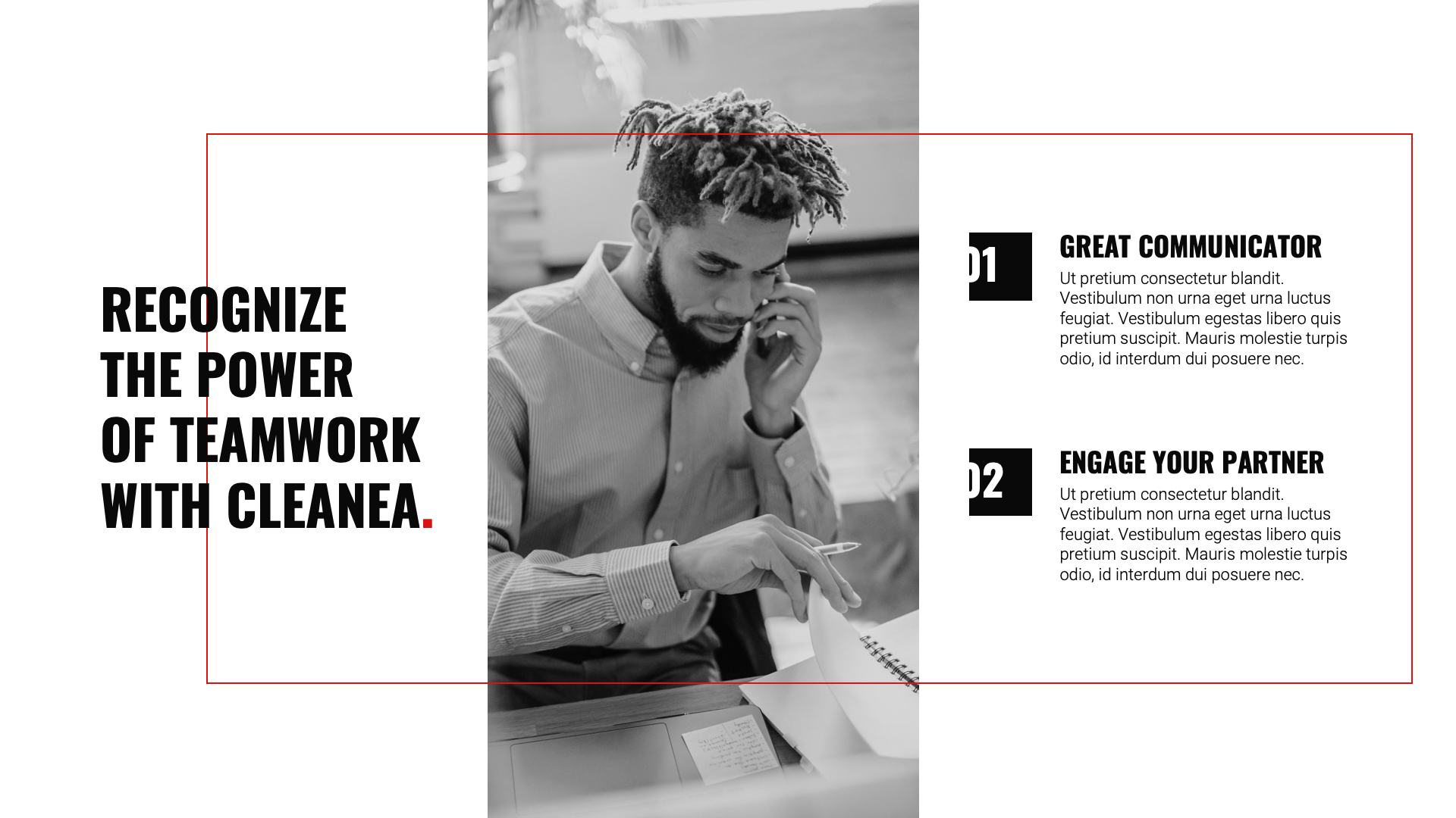 Cleanea - Professional Clean Keynote Presentation Template by fivestox