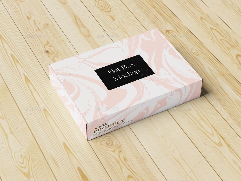 Flat Box Packaging Mockup, Graphics | GraphicRiver