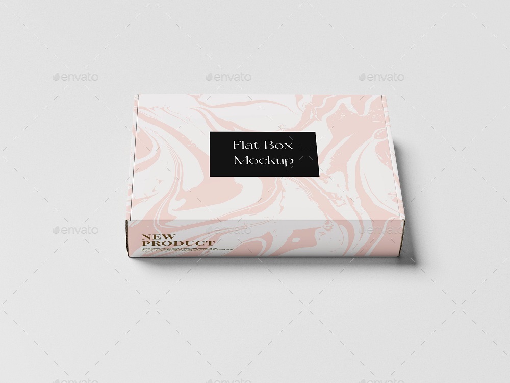 Flat Box Packaging Mockup, Graphics | GraphicRiver
