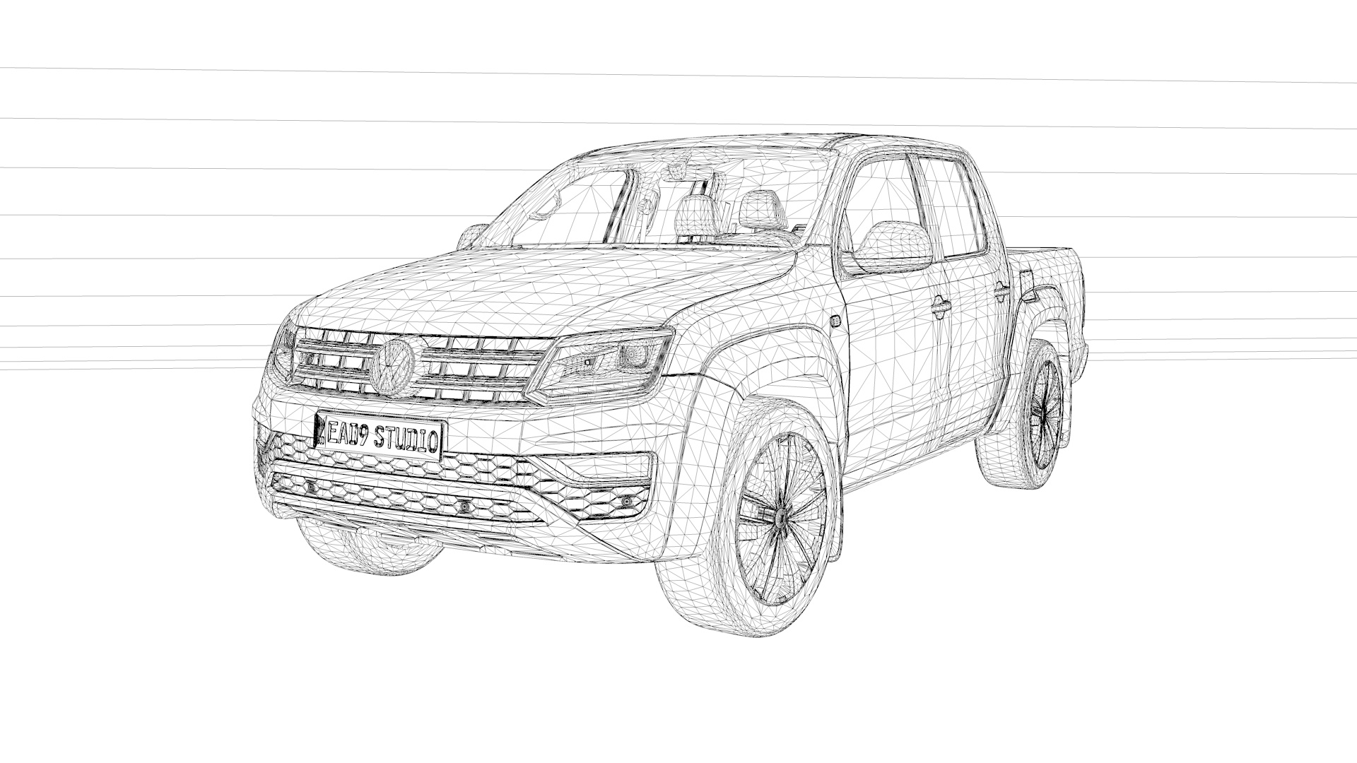 2022 Volkswagen Amarok by EA09studio | 3DOcean