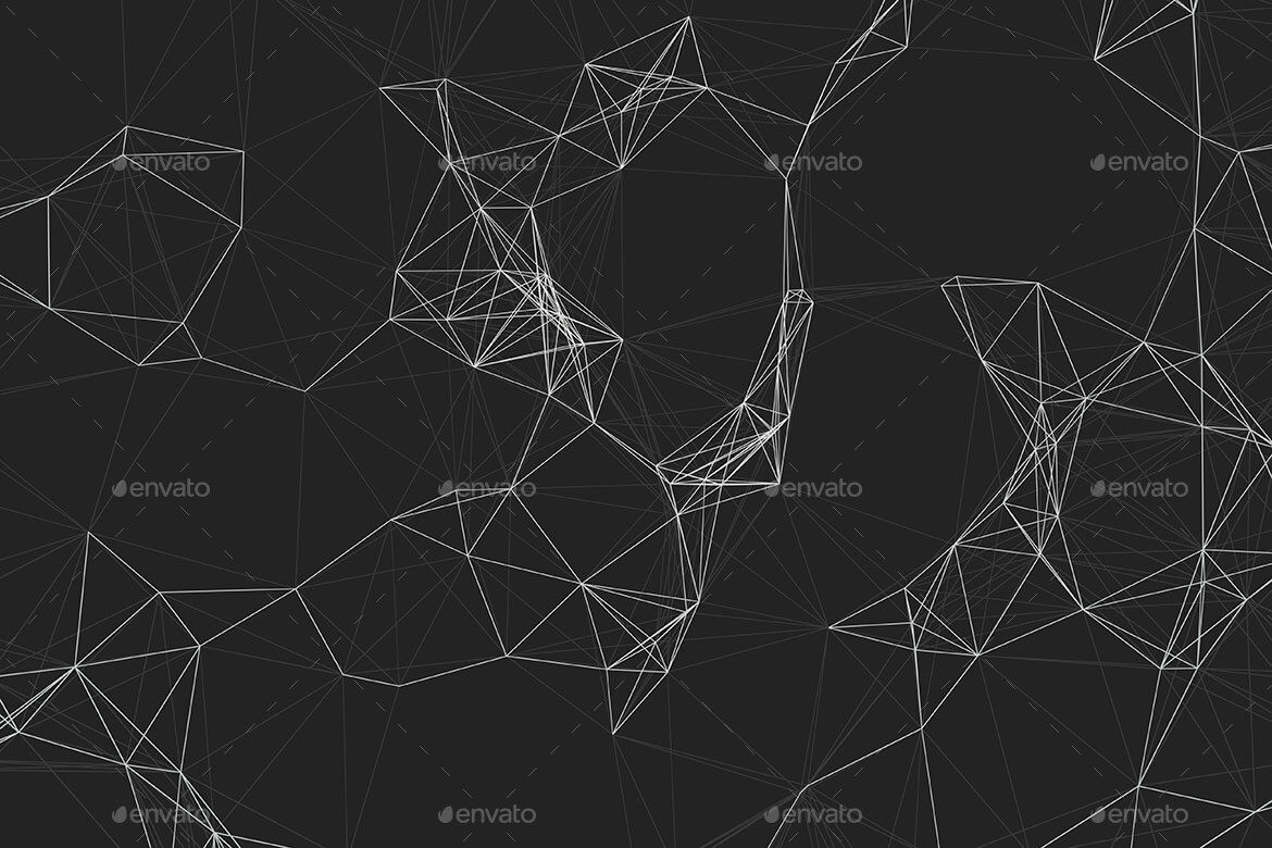 Wireframe Polygon Backgrounds, Graphics | GraphicRiver