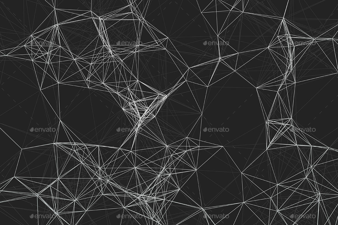 Wireframe Polygon Backgrounds, Graphics | GraphicRiver