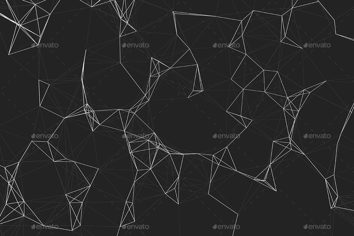 Wireframe Polygon Backgrounds, Graphics | GraphicRiver