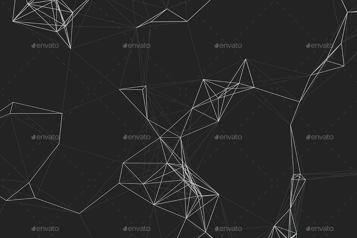 Wireframe Polygon Backgrounds, Graphics | GraphicRiver