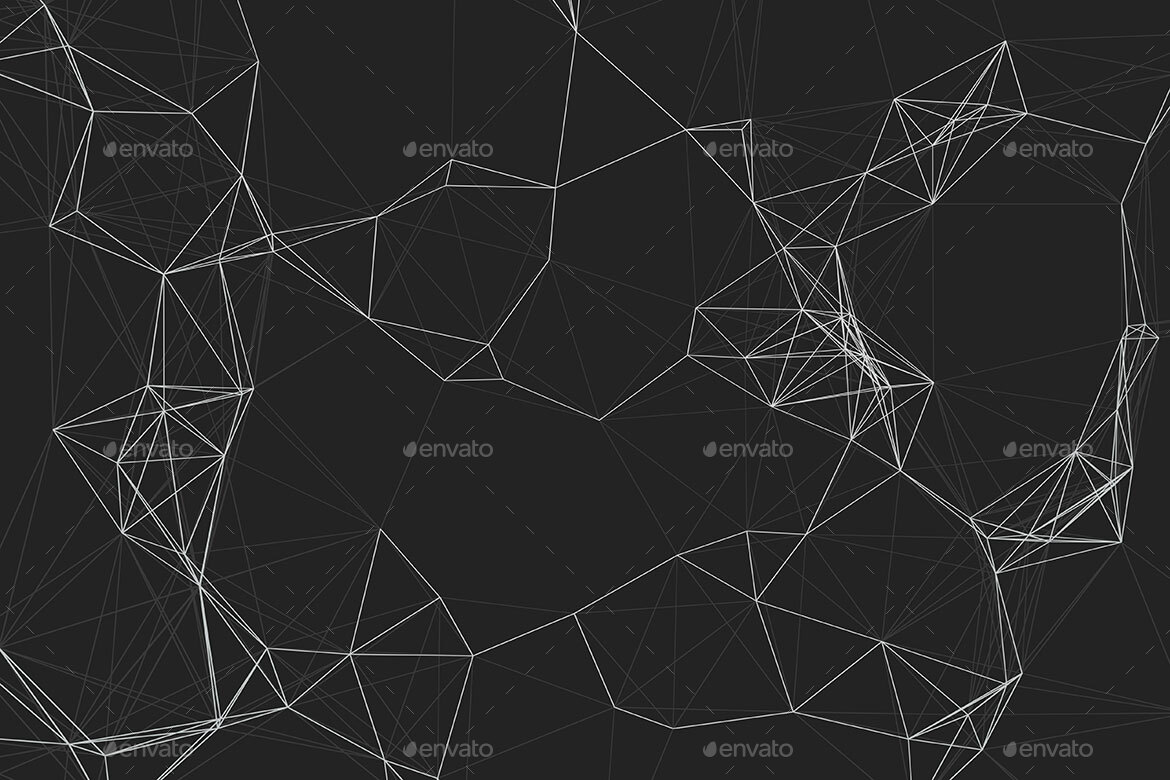 Wireframe Polygon Backgrounds, Graphics | GraphicRiver