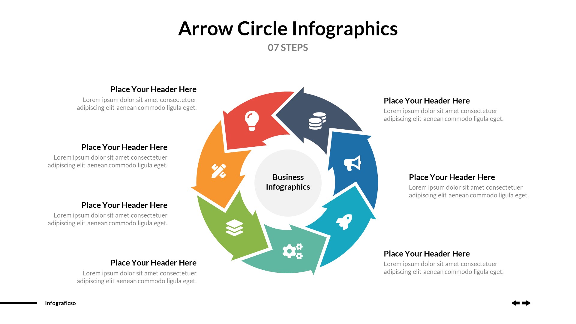 Arrow Infographics PowerPoint Presentation, Presentation Templates