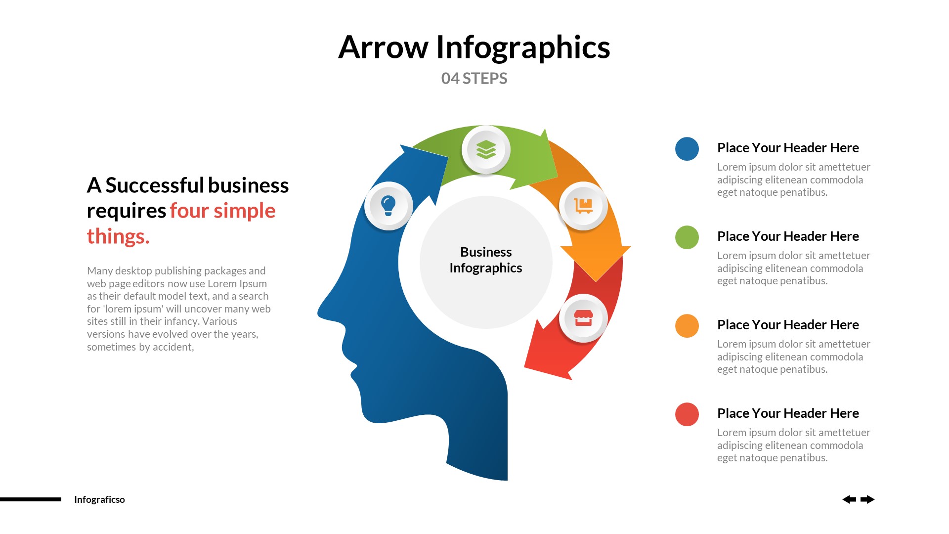 Arrow Infographics PowerPoint Presentation, Presentation Templates