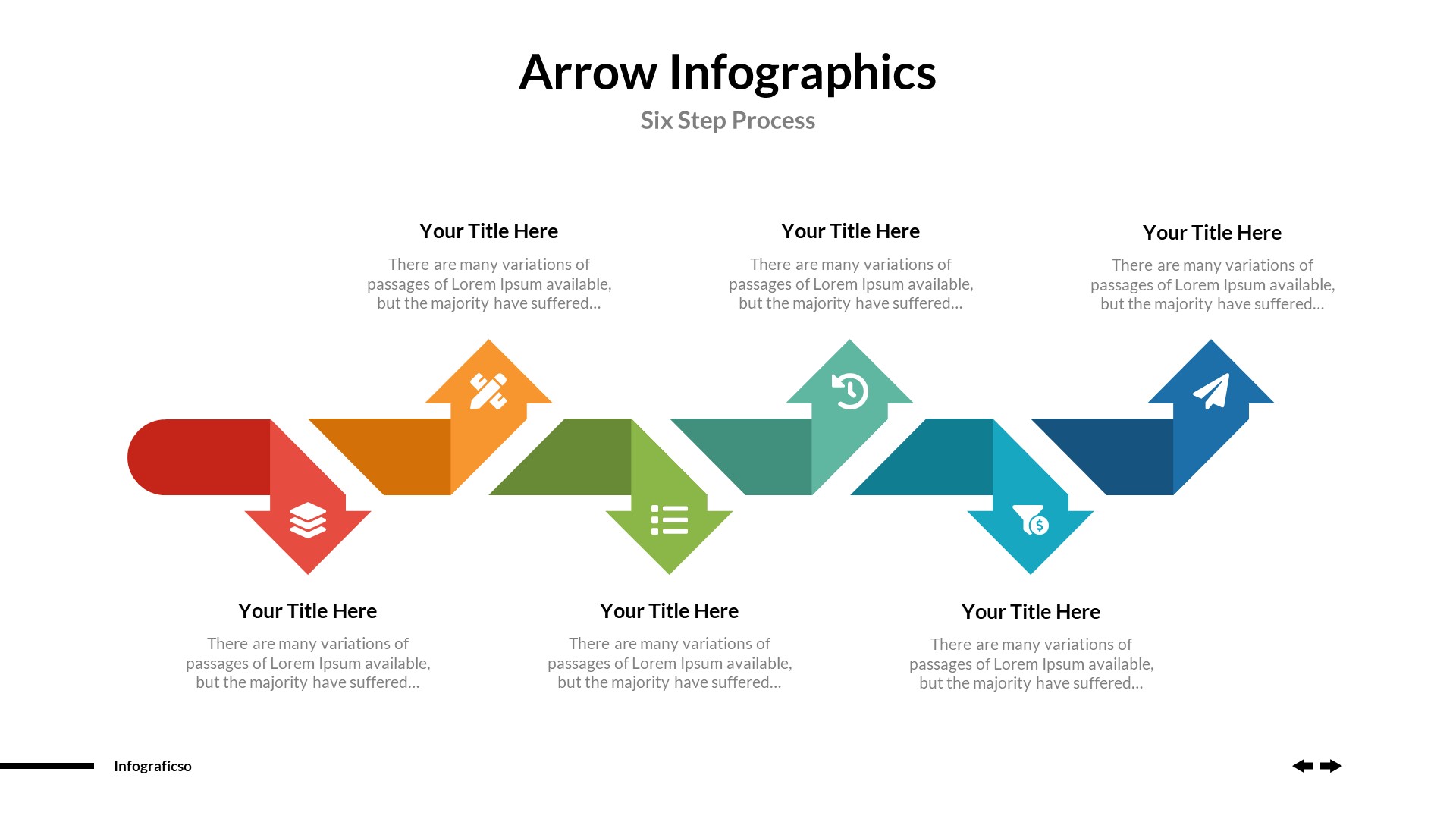 Arrow Infographics PowerPoint Presentation, Presentation Templates