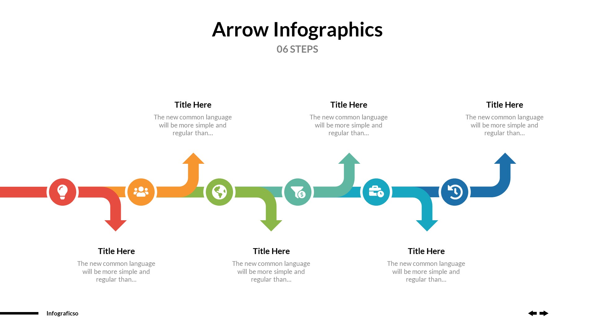 Arrow Infographics PowerPoint Presentation, Presentation Templates
