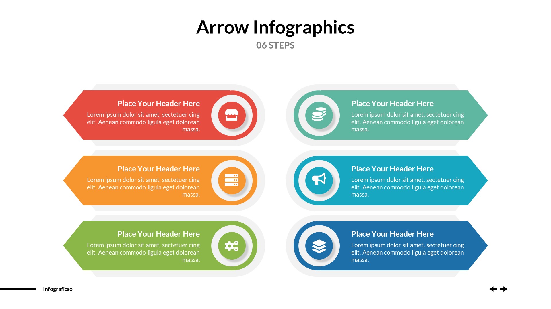 Arrow Infographics PowerPoint Presentation, Presentation Templates