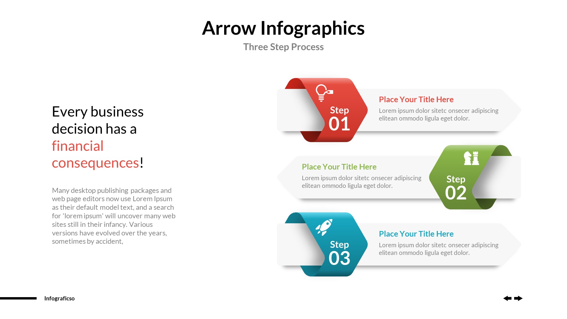 Arrow Infographics PowerPoint Presentation, Presentation Templates