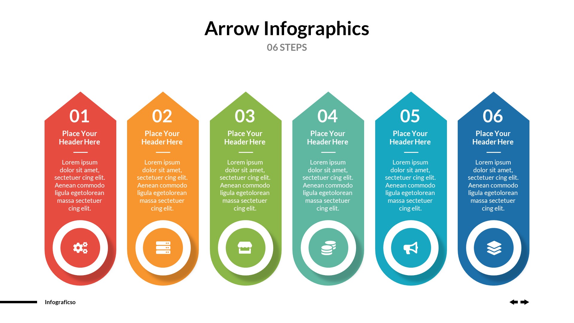 Arrow Infographics PowerPoint Presentation, Presentation Templates