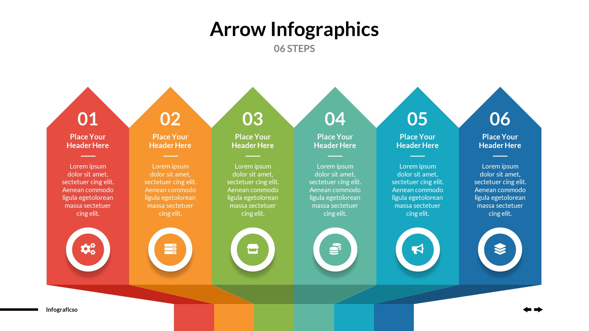 Arrow Infographics PowerPoint Presentation, Presentation Templates