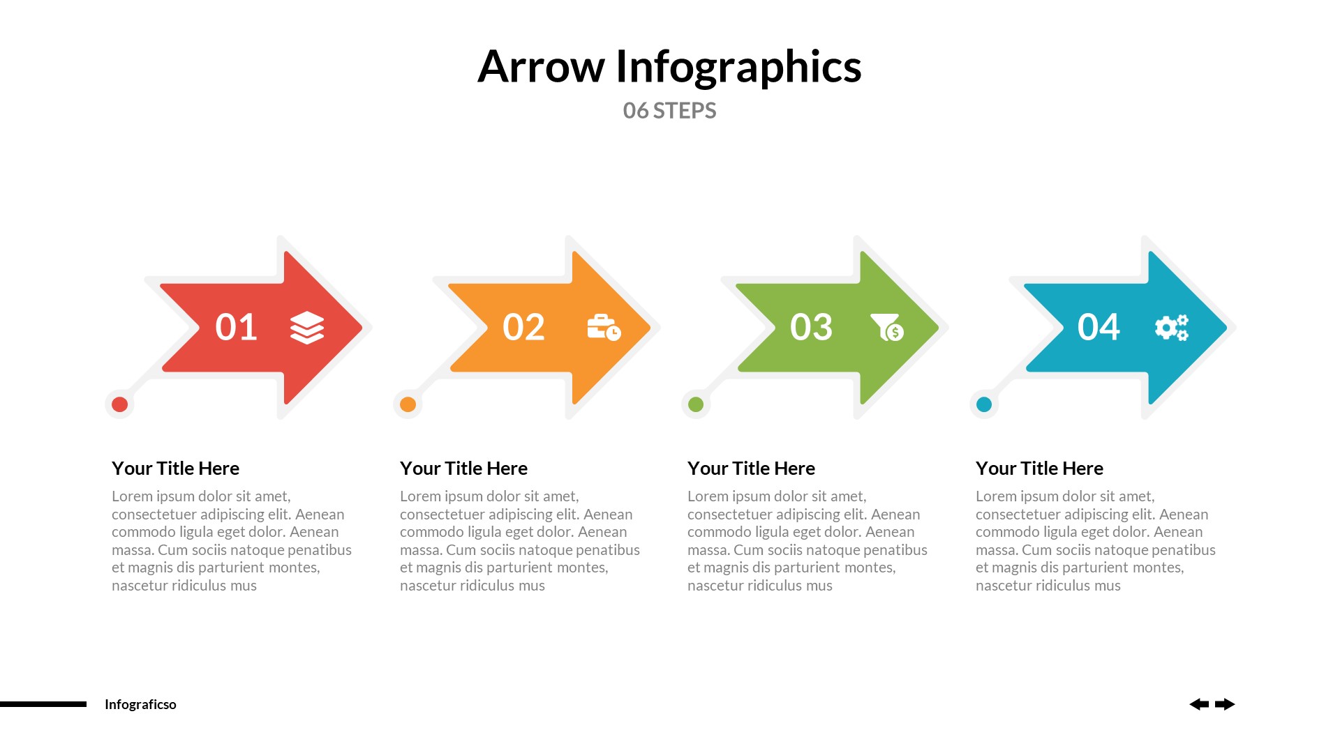 Arrow Infographics PowerPoint Presentation, Presentation Templates