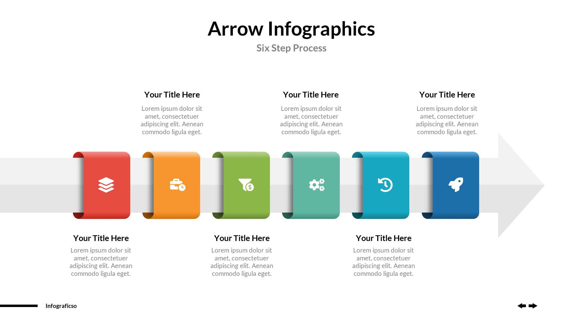 Arrow Infographics PowerPoint Presentation, Presentation Templates