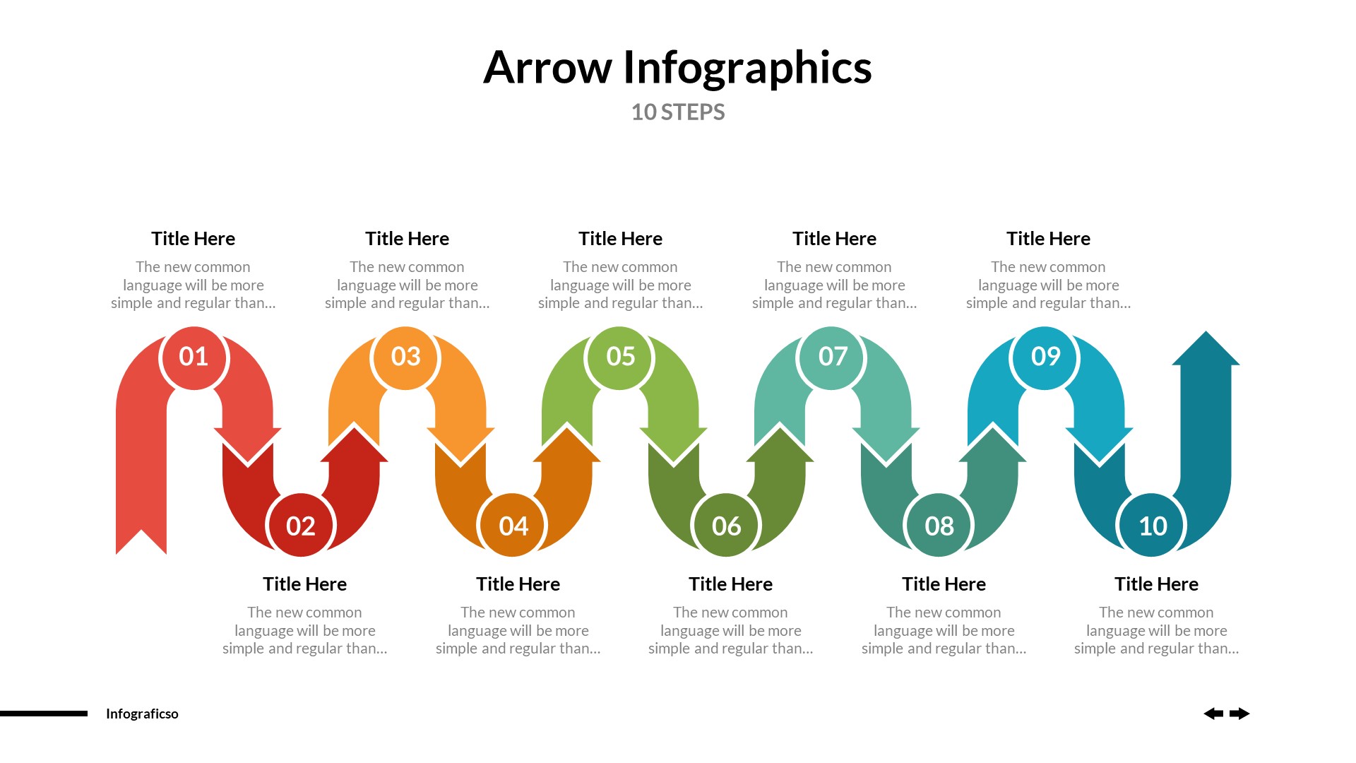 Arrow Infographics PowerPoint Presentation, Presentation Templates