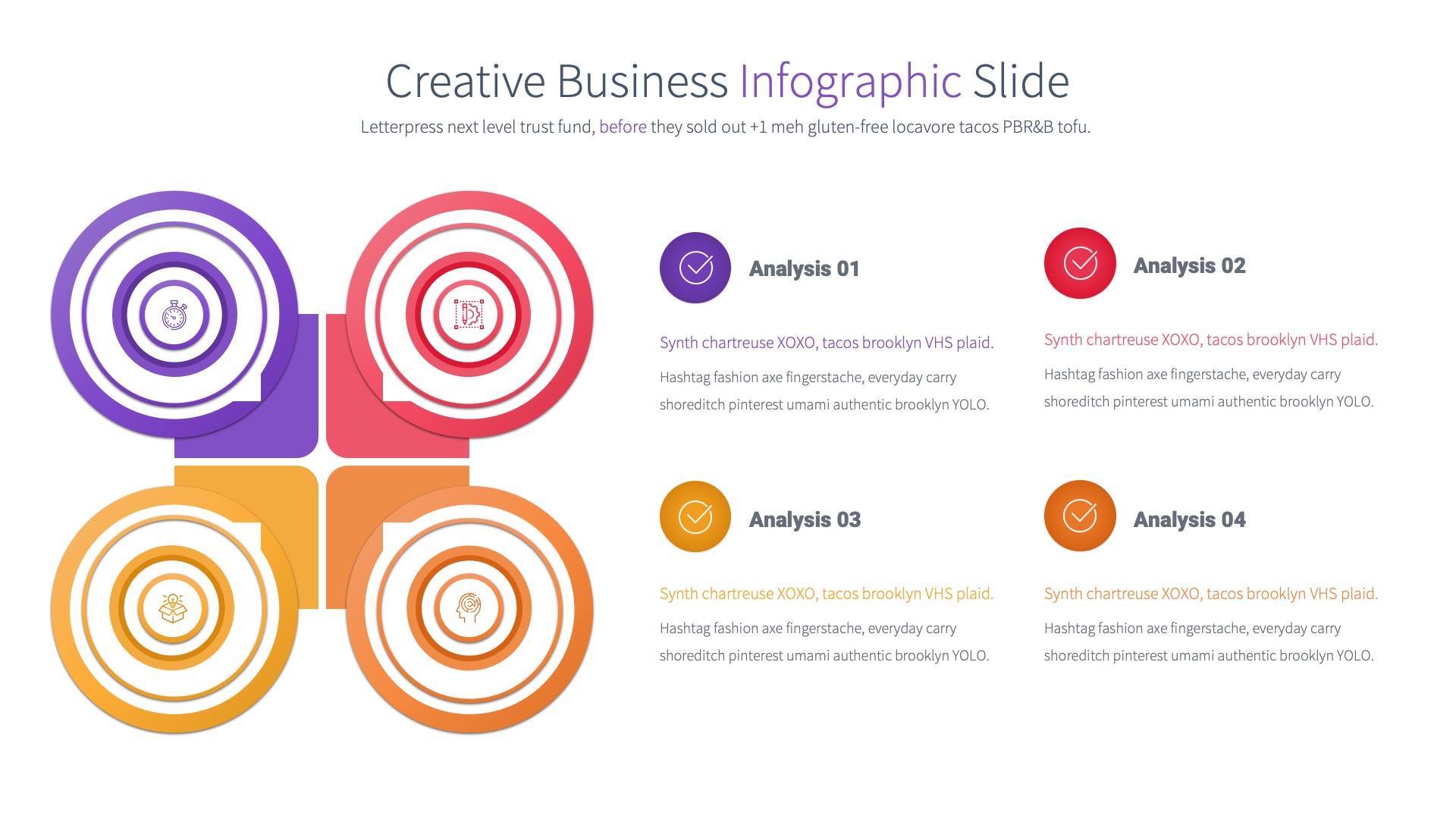 Creative Business - PowerPoint Infographics Slides, Presentation Templates